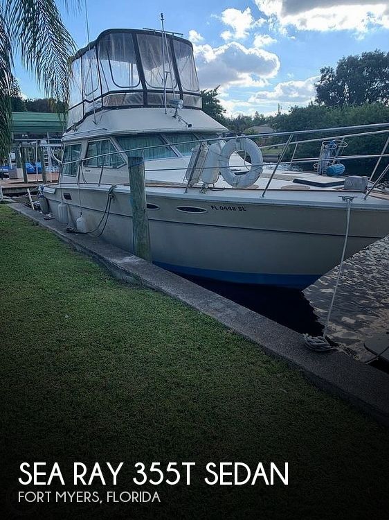 1982 Sea Ray 355T Sedan Fishing boat for Sale in Tice, FL