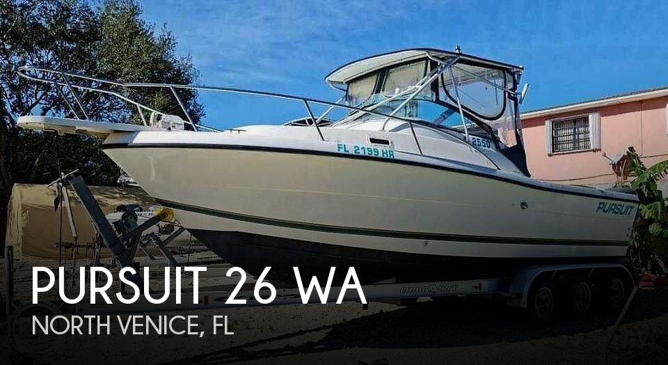 1991 Pursuit 26 WA Power boat for Sale in North Venice, FL