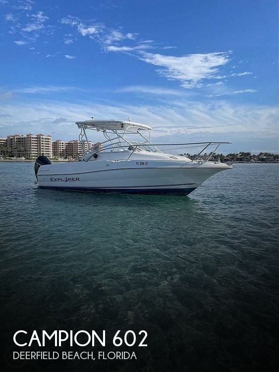 2001 Campion Explorer 602 Power boat for Sale in Deerfield Bch, FL