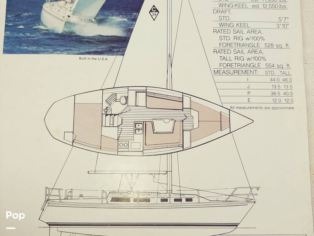 1986 Catalina 34 Sailboat for Sale in Mac Mahan, ME
